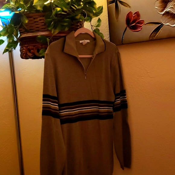 Perry Ellis | Sweaters | Perry Ellis Xl Collar Mens Fashion Sweater ...